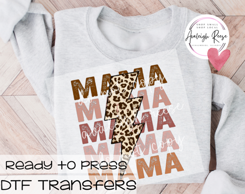 Mama Stacked Dtf Transfer Avaleigh Reese