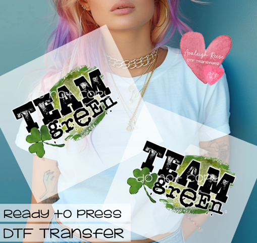 Team Green DTF Transfer – AvaLeigh Reese