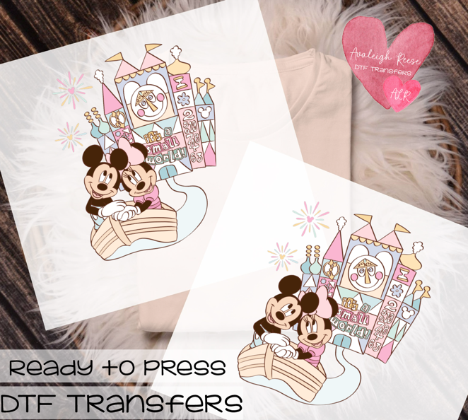 Minnie and Mickey Small World Transfer – AvaLeigh Reese